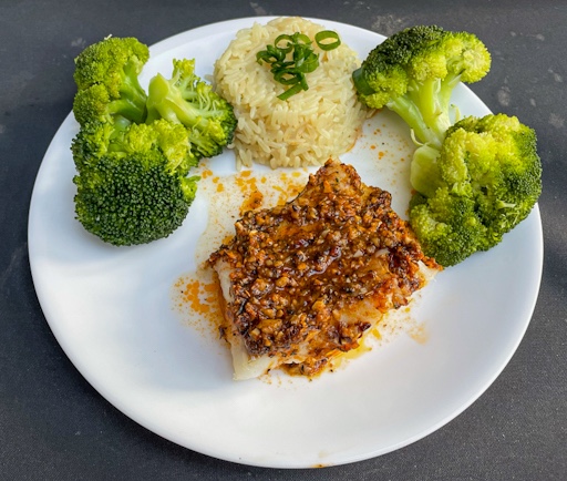 Baked Cajun Garlic Butter Cod – It all started with a bite