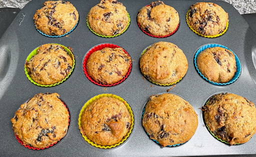 Banana Prune Muffins – It all started with a bite